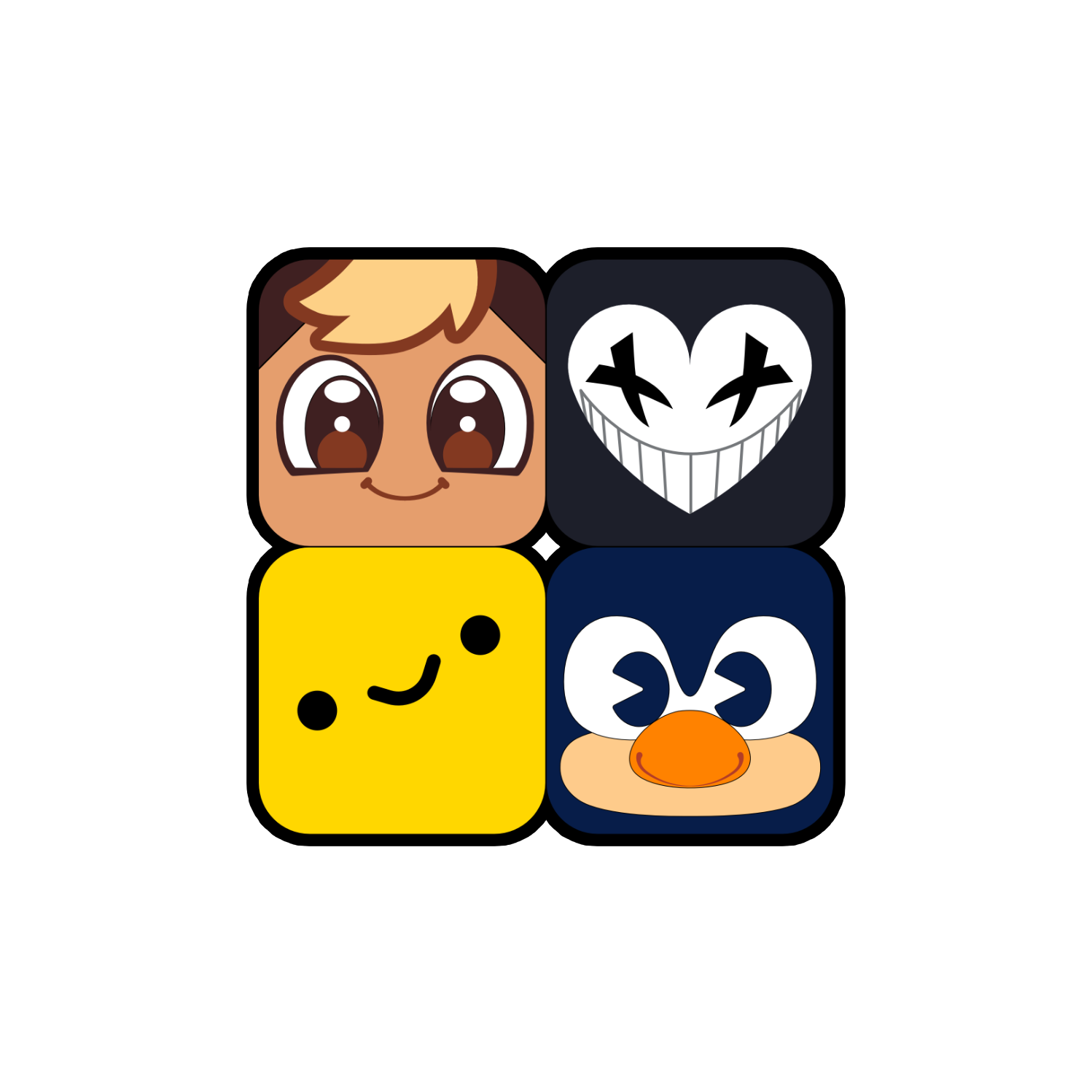 Friend Or Foe Plushie PACK! – Block Headz